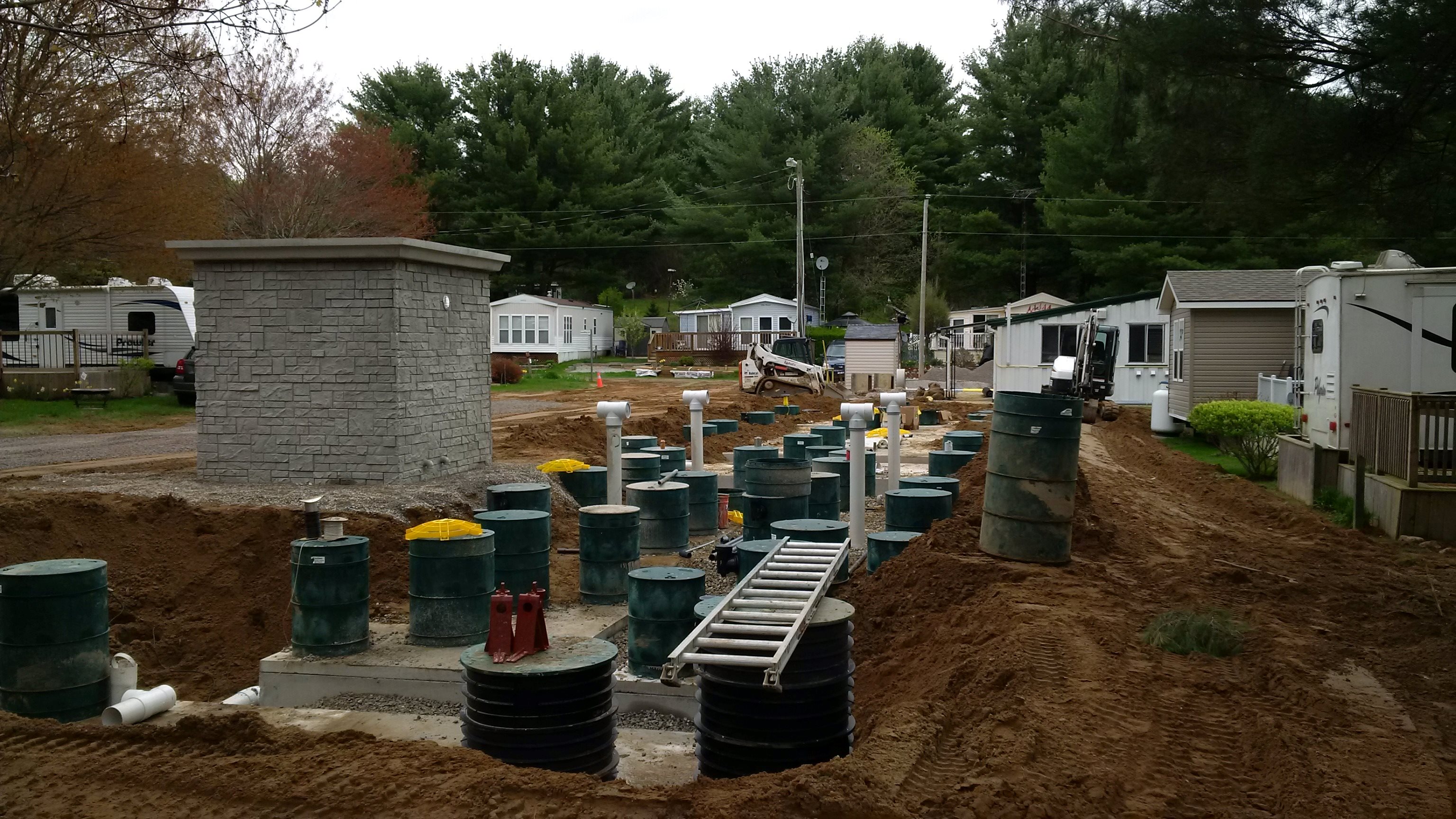 Precast Concrete Septic Treatment Plant Installed in Norfolk - Alpha Ex ...