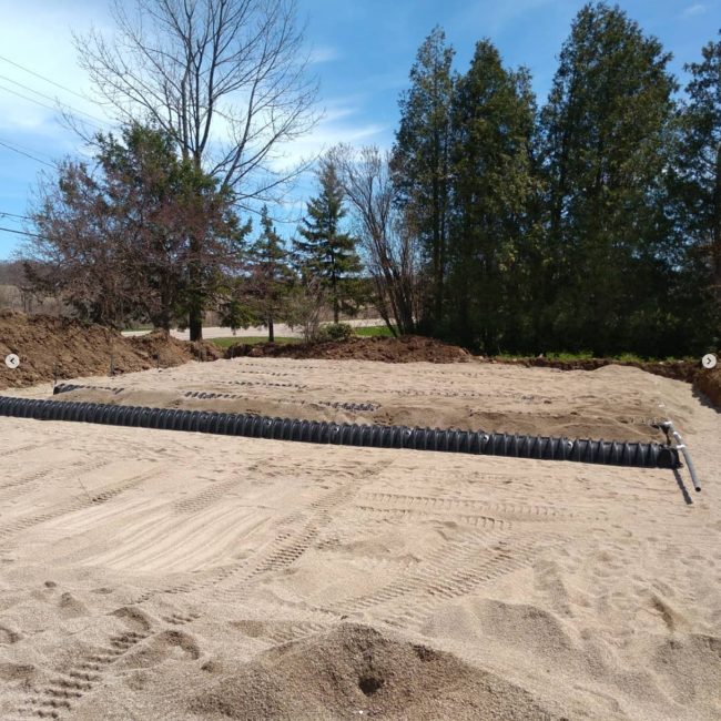 Shallow Buried Trench Leaching Beds - Alpha Ex - Ontario Septic Experts