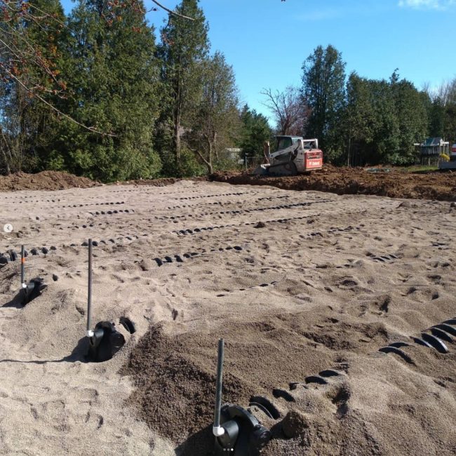 Shallow Buried Trench Leaching Beds - Alpha Ex - Ontario Septic Experts