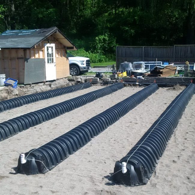 Shallow Buried Trench Leaching Beds - Alpha Ex - Ontario Septic Experts